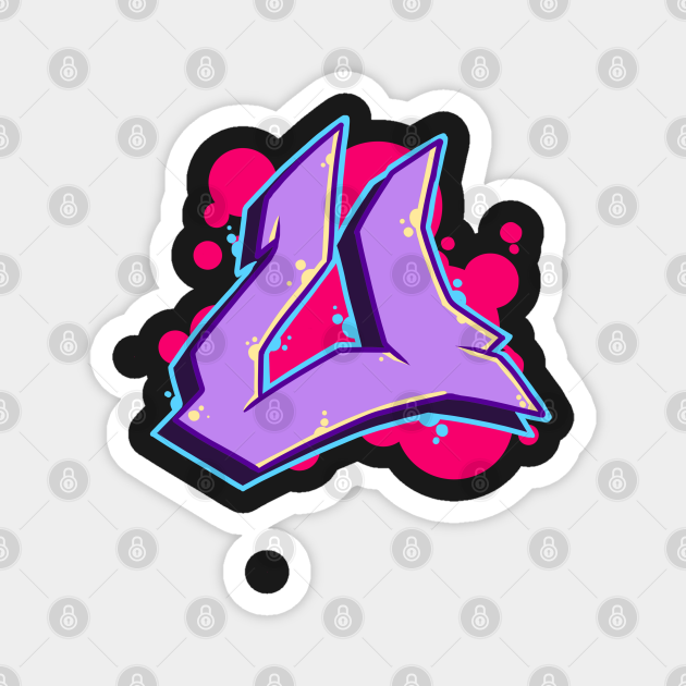 Letter U - Graffiti Street Art Style - Graffiti Letter - Magnet | TeePublic