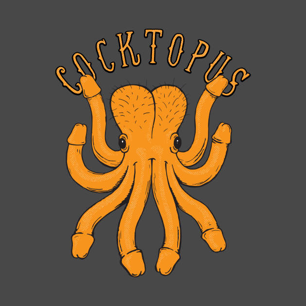 Cocktopus - Octopus - T-Shirt | TeePublic