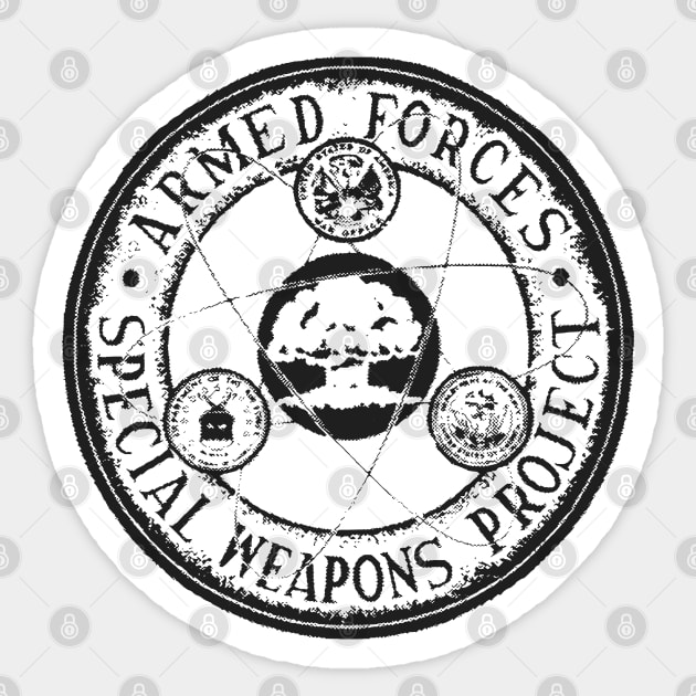 Armed Forces Special Weapons - WW2 Vintage Insignia - Nuclear Bomb ...