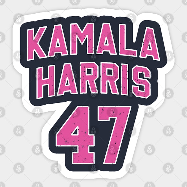 Kamala Harris 47 - Kamala Harris - Sticker | TeePublic