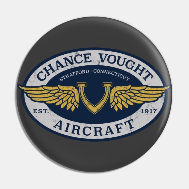 Vought Aircraft Logo - Vought Logo - Pin | TeePublic