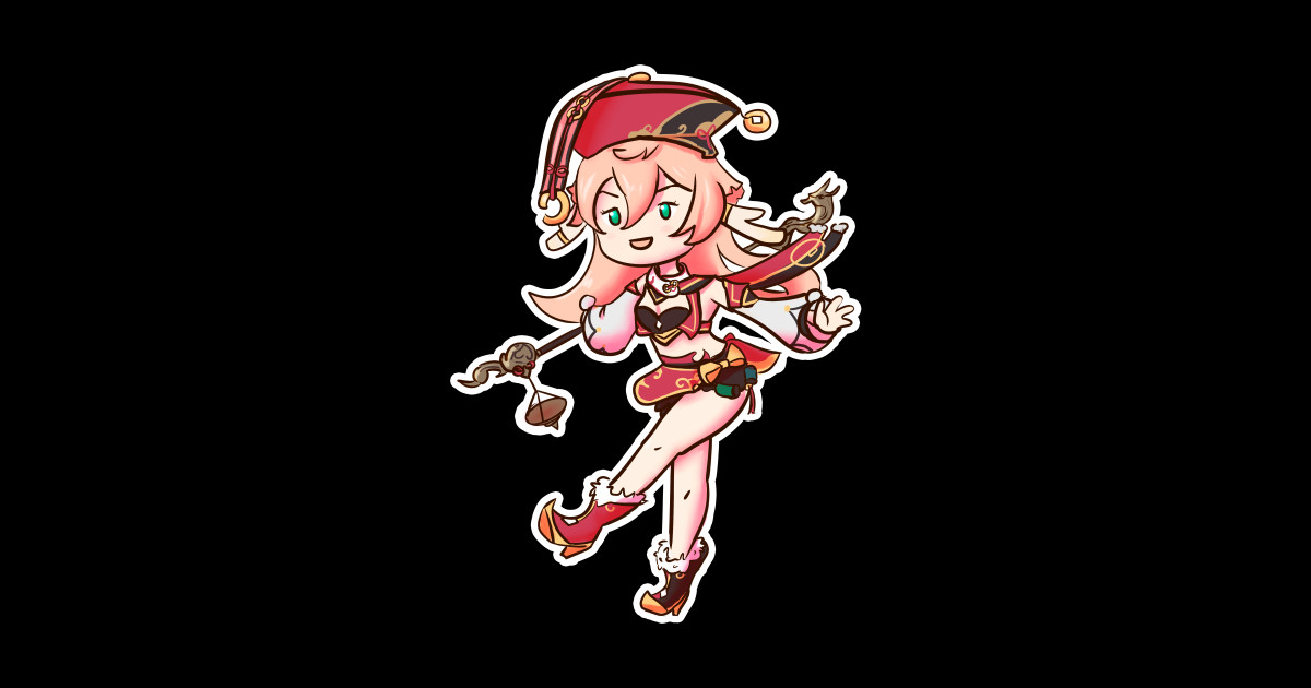 Yanfei - Yanfei - Sticker | TeePublic