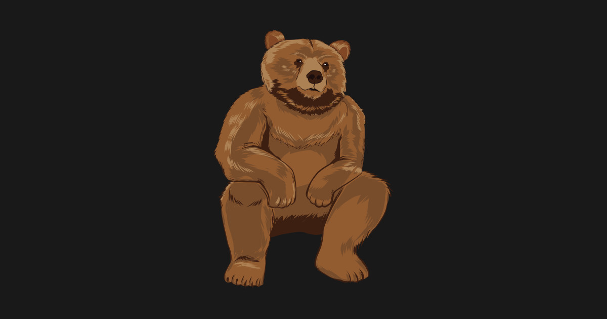 Russian Bear - Russenhocke - Cyka - T-Shirt | TeePublic