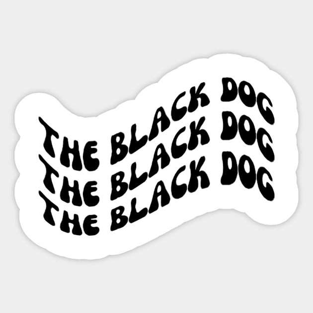 The Black Dog - Ttpd Era - Sticker | TeePublic