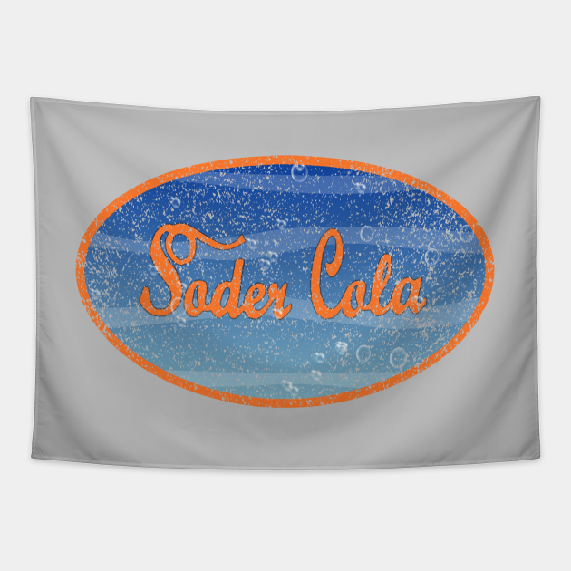 Soder Cola Logo - Fictional Company - Tapestry | TeePublic