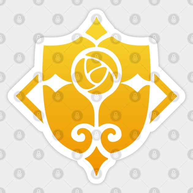 Genshin Impact Noelle Emblem - Genshin Impact - Sticker | TeePublic