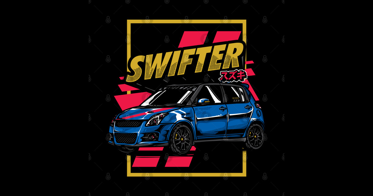 Suzuki Swift Sport - Car - Sticker | TeePublic