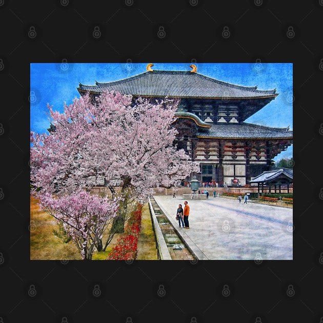 Todai-ji Temple in Nara, Japan - Japan - T-Shirt | TeePublic