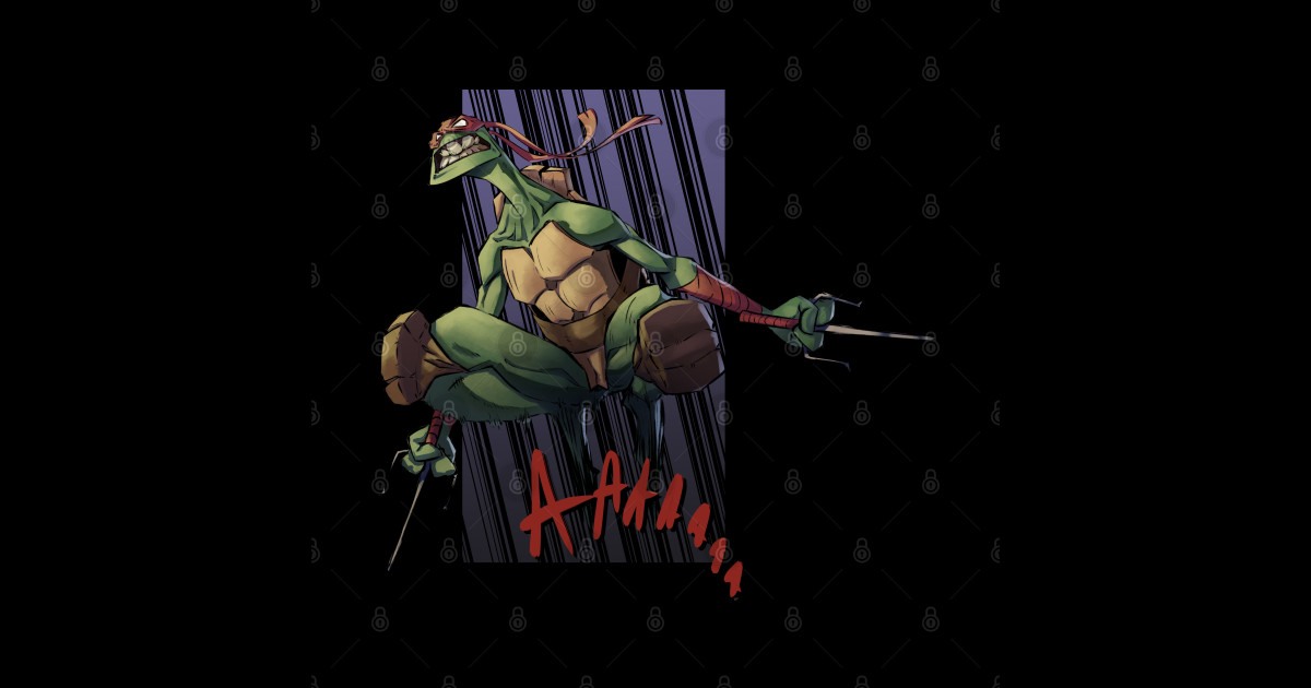 Raphael from TNMT - Tmnt Fanart - T-Shirt | TeePublic