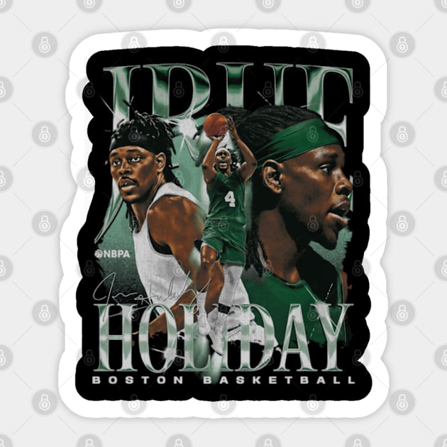 Jrue Holiday Boston Vintage - Jrue Holiday - Sticker | TeePublic