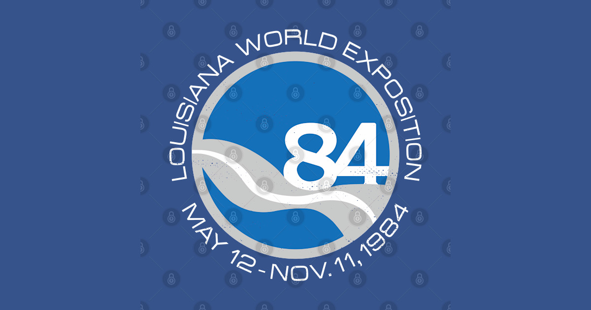 1984 Louisiana World Exposition - Icon with Dates - 1984 Worlds Fair ...