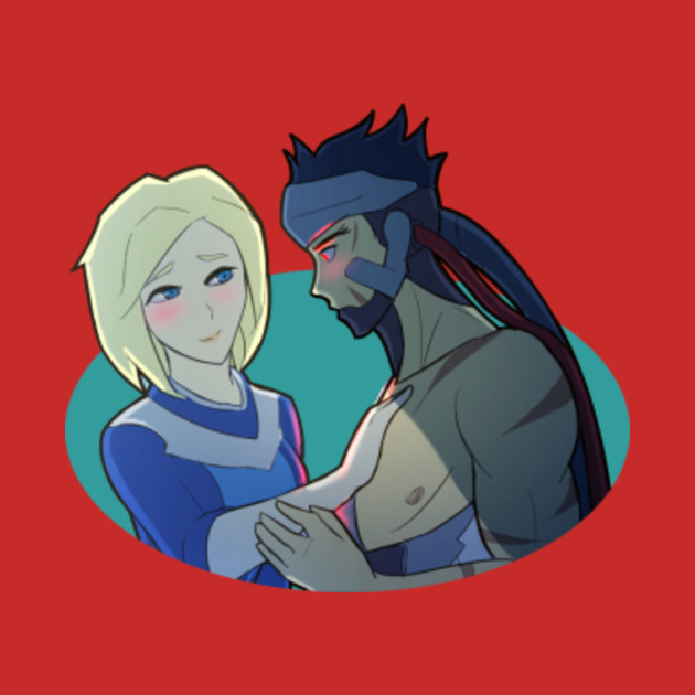 Genji X Mercy Overwatch Tapestry Teepublic