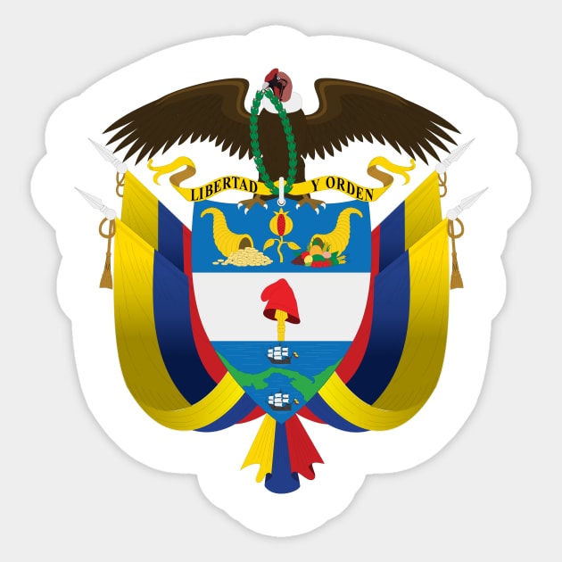 colombian coat of arms coloring pages