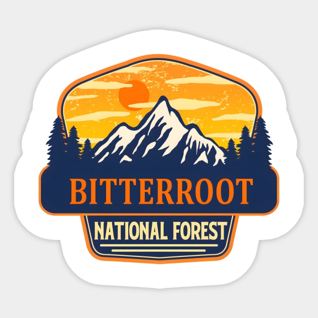 Bitterroot National Forest - Bitterroot - Sticker | TeePublic