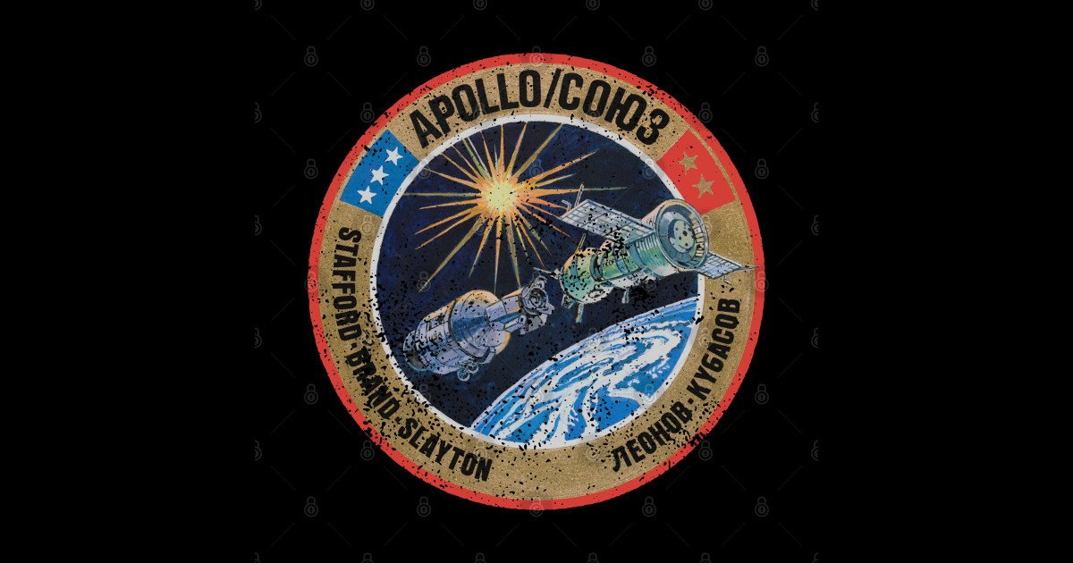 Apollo-Soyuz Insignia - Crest - Apollo - Sticker | TeePublic