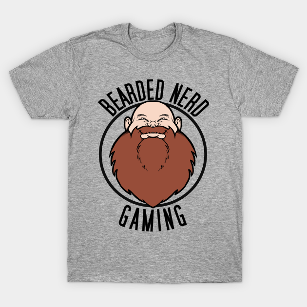 Bearded Nerd Gaming Logo - Beardednerdgaming - T-Shirt | TeePublic