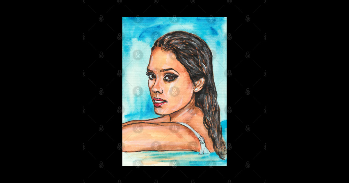 Jessica Alba - Jessica Alba - Sticker | TeePublic