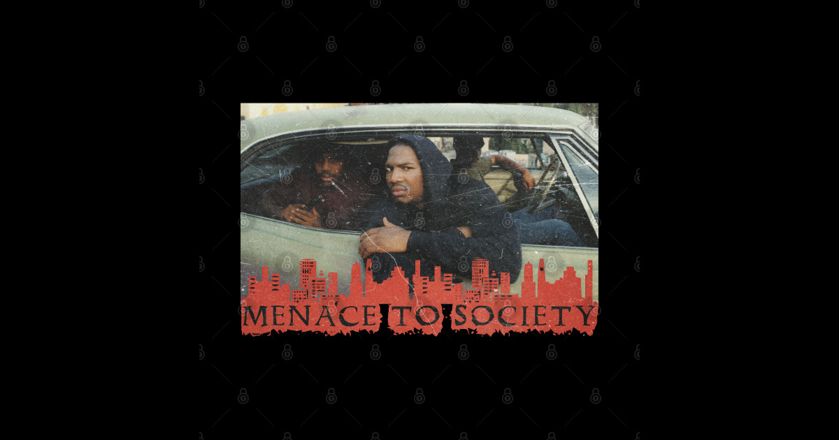 Menace to society - Menace To Society - Sticker | TeePublic