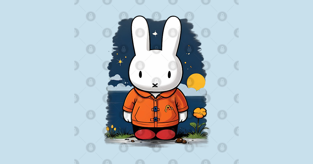 miffy is sad - Miffy - T-Shirt | TeePublic