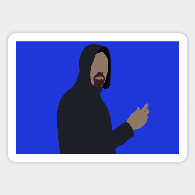 Barry ronny/lilly blue background - Barry - Sticker | TeePublic