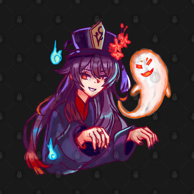 Hu Tao Genshin Impact scary - Hu Tao - T-Shirt | TeePublic