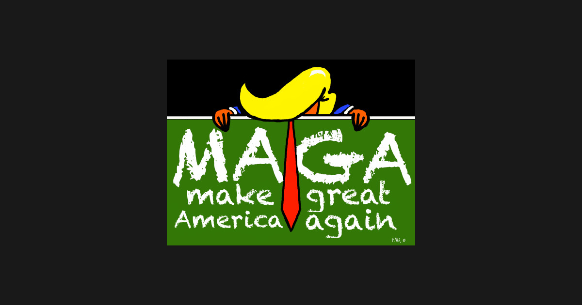 MAGA Chalkboard 1 / theMAGAhag Design - Maga - T-Shirt | TeePublic