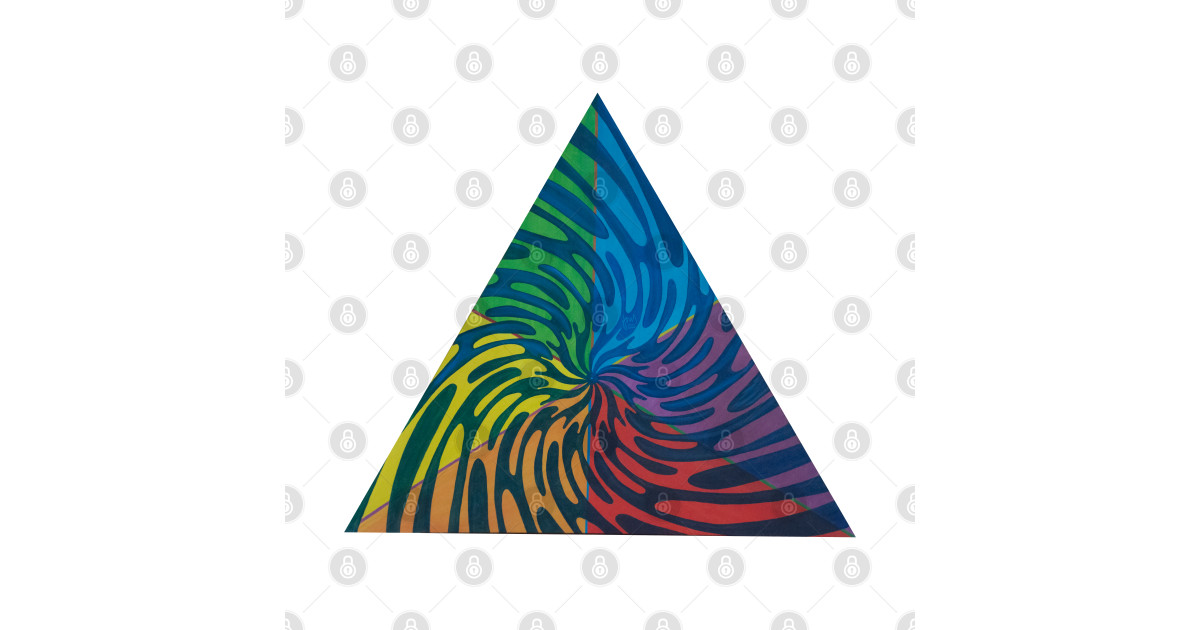 Triangle Tribal Color Wheel - Triangle - T-Shirt | TeePublic