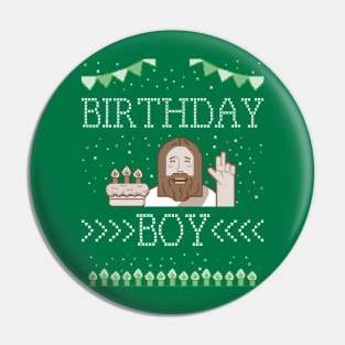 Birthday Boy Jesus Christmas Pins and Buttons for Sale | TeePublic