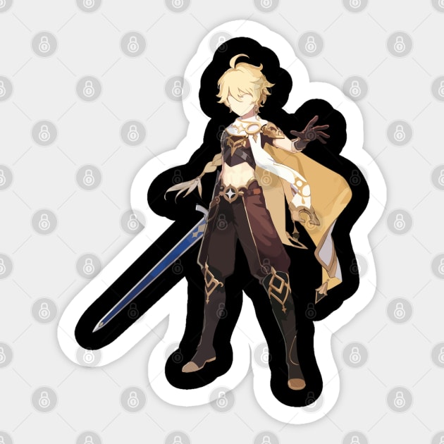 Genshin Impact Aether - Genshin Impact - Sticker | TeePublic