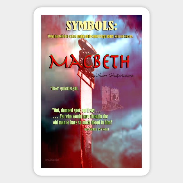 MacBeth Symbols - Shakespeare - Sticker | TeePublic