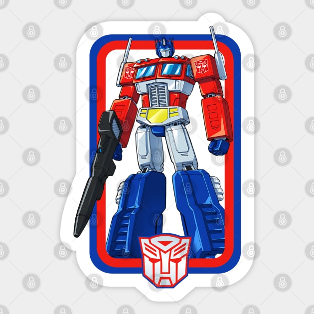 Transformers Optimus Prime! - Transformers - Sticker | TeePublic