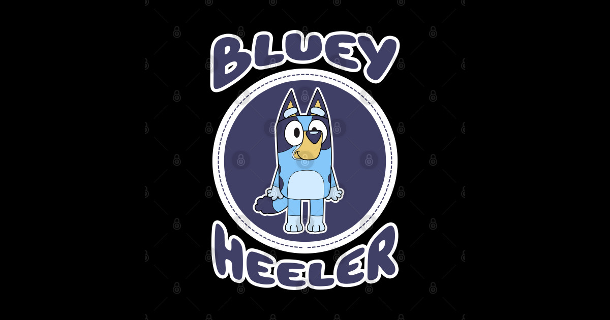Bluey Heeler II - Bluey - Magnet | TeePublic