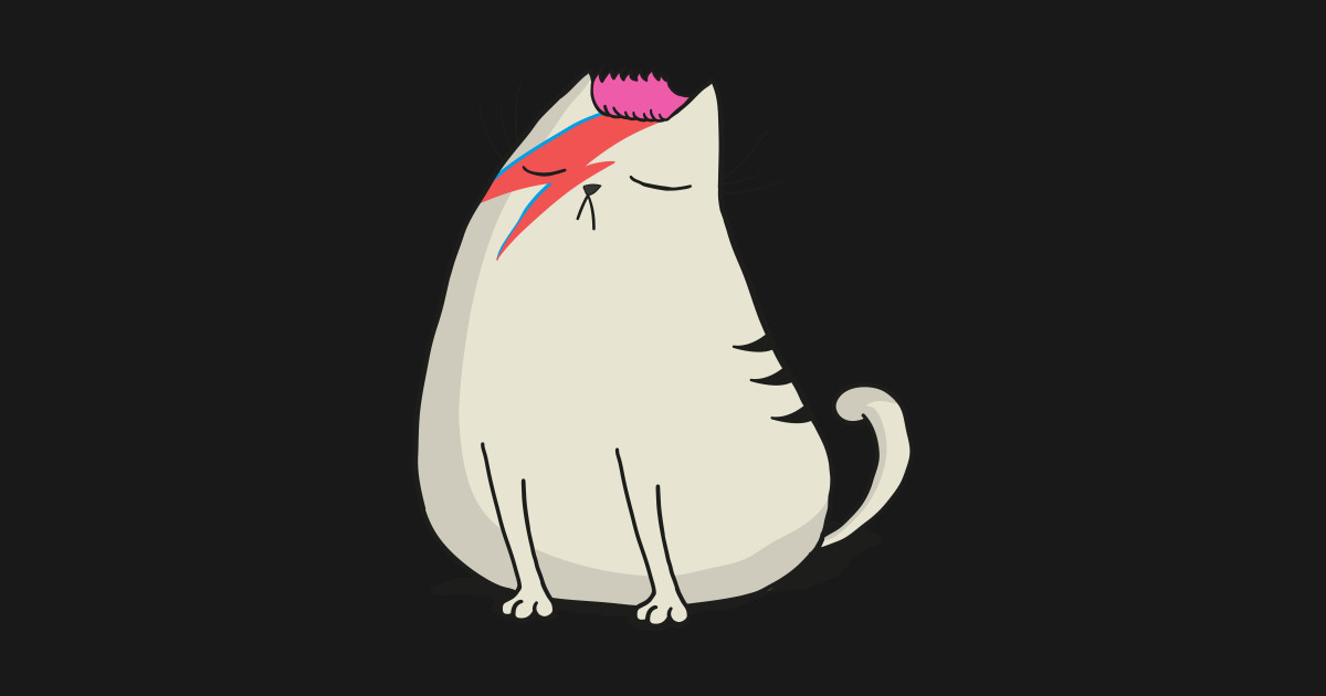 Kawaii Space Cat – Cute Star Lightning Kitty - Kawaii Cat - T-Shirt ...