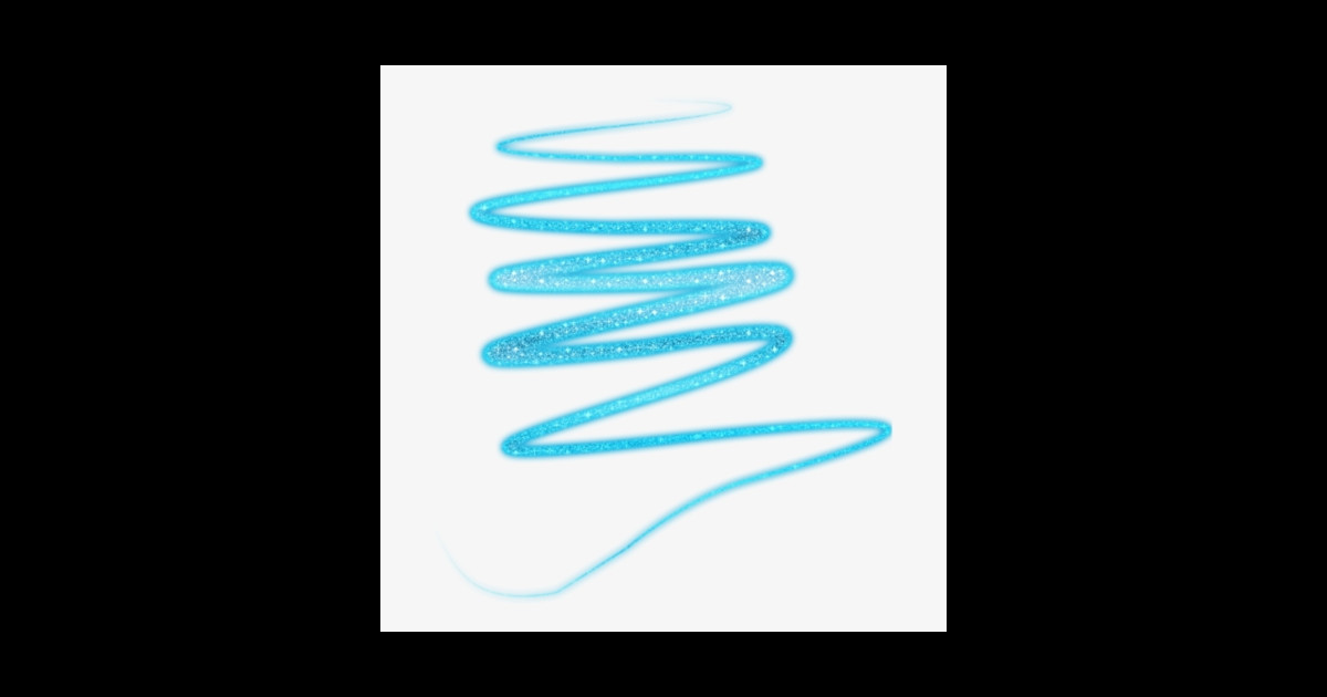 blue glitter - Blue - Sticker | TeePublic