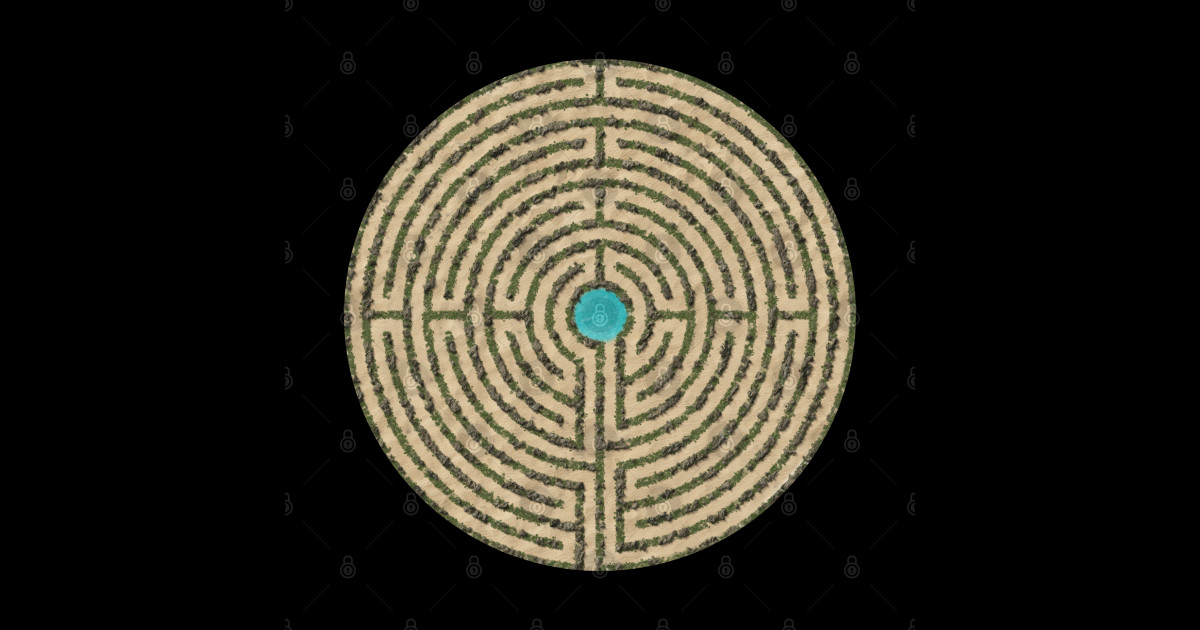Maze of life - Maze - Sticker | TeePublic