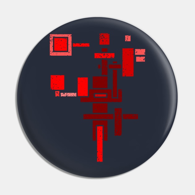 QR-Code Architecture Pattern - Abstract Art - Pin | TeePublic