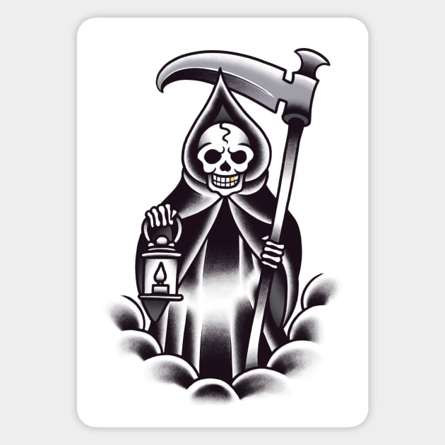 Grim Reaper - Grim - Sticker | TeePublic