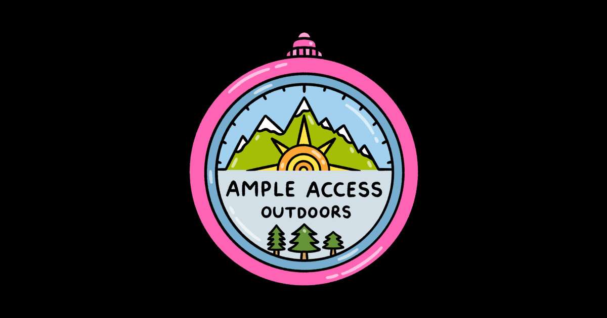 Ample Access Outdoors Sunny Days - Outdoor Adventure - Sticker | TeePublic