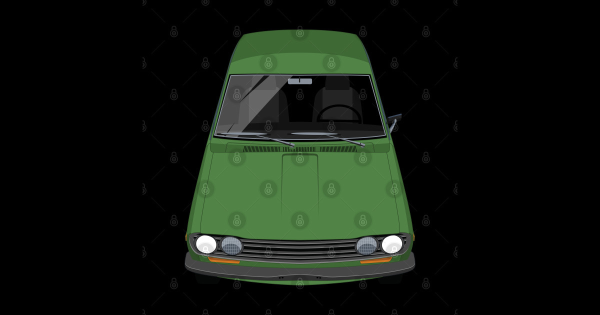 510 1968-1973 - Green - Green 510 - Sticker | TeePublic