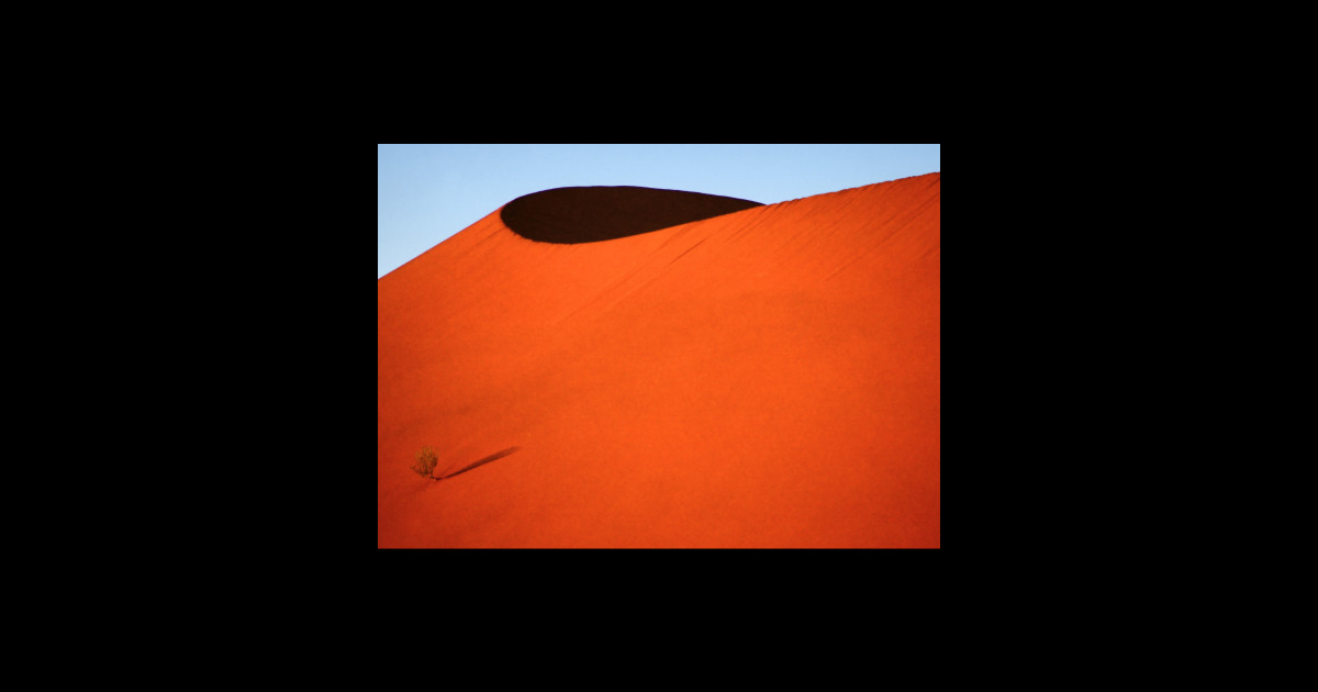 Sculptured dune, Namib Desert soon after sunrise - Desert - Sticker ...