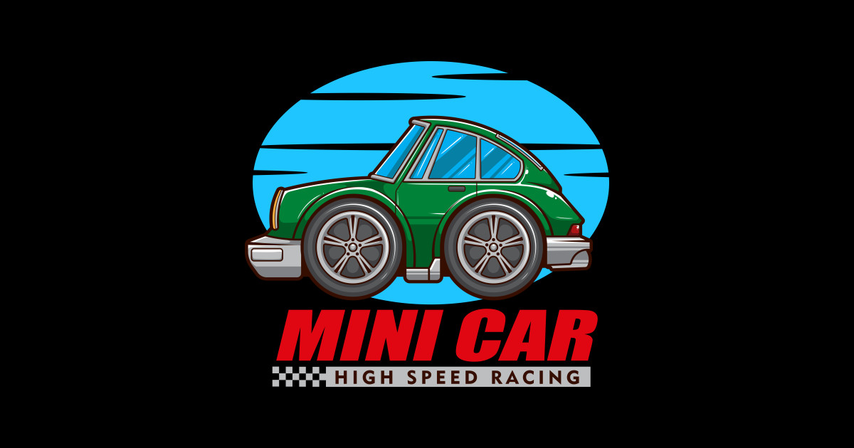 Mini High Speed Racing Car - Mini Car - Posters and Art Prints | TeePublic