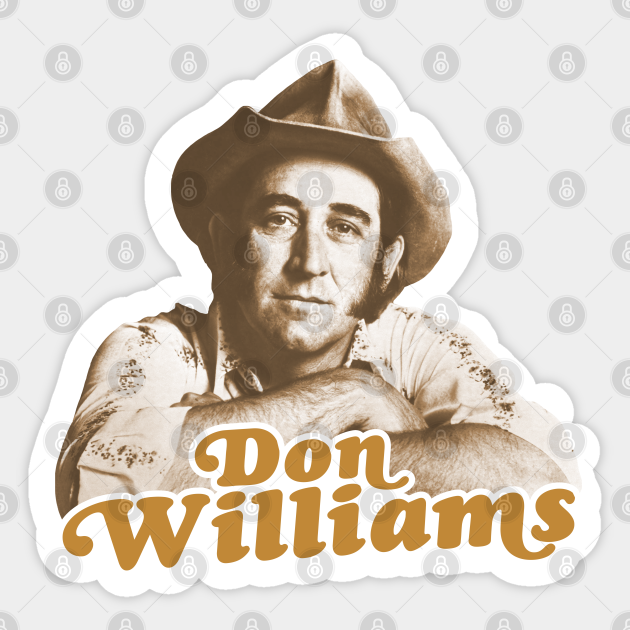 Don Williams ))(( Good Ole Country Boy Tribute - Don Williams - Sticker ...