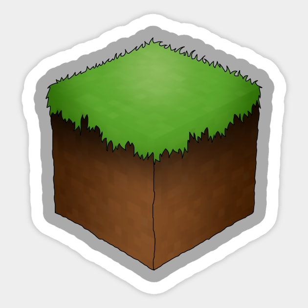 Minecraft Block - Gamer - Sticker | TeePublic