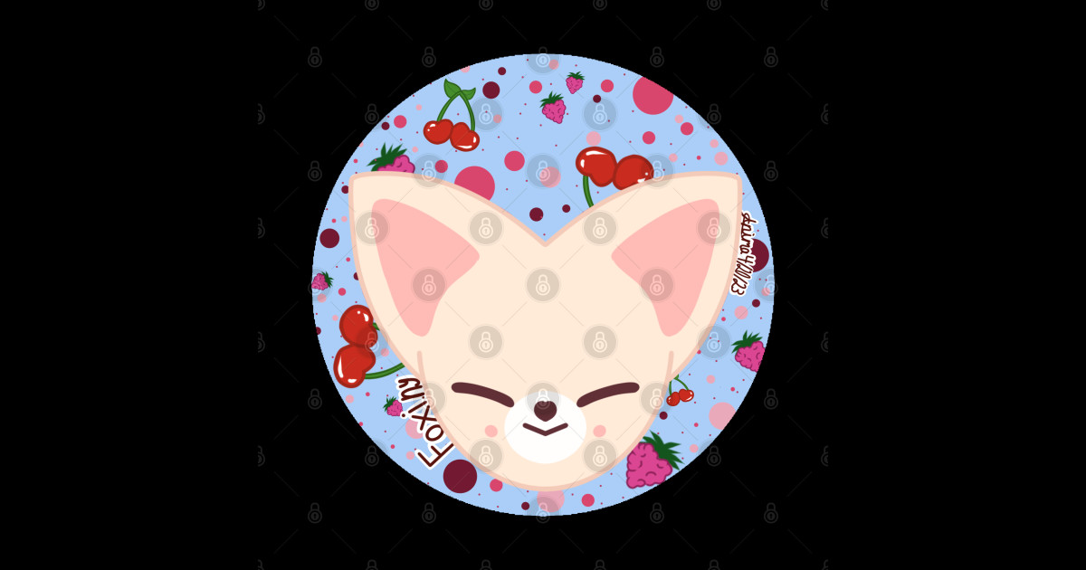 Foxi.ny / i.n / Jeongin Stray Kids - Foxiny - Sticker | TeePublic