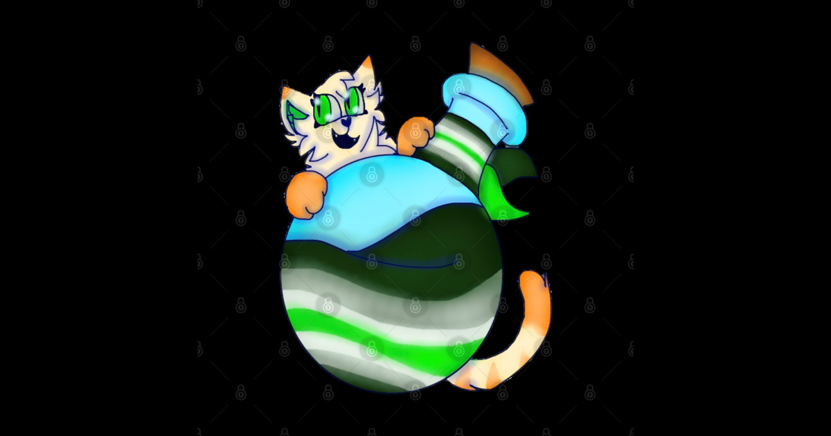 Agender Potion Cat - Lgbt - Sticker | TeePublic