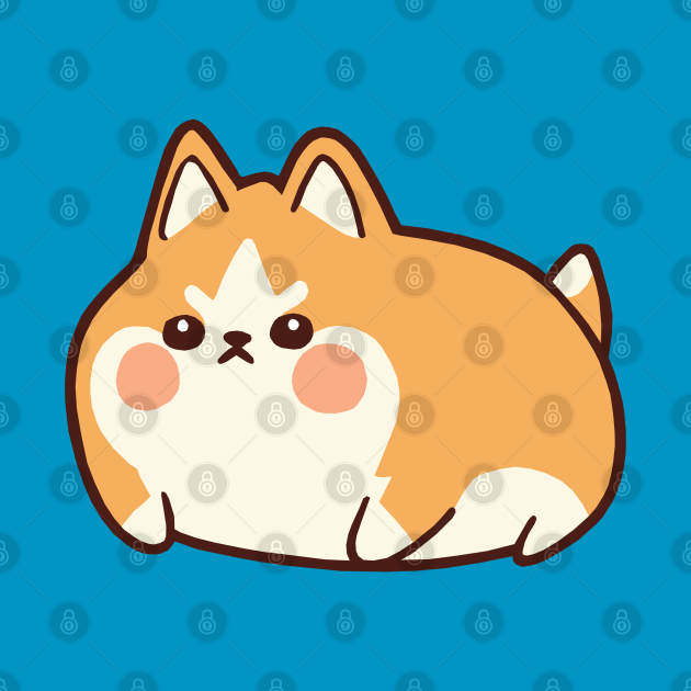 Angry Chonk Shibe - Shibe - T-Shirt | TeePublic