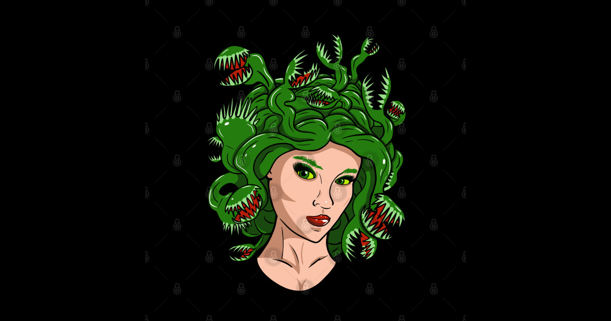 Venus Fly Trap Medusa - Venus Flytrap - Sticker | TeePublic