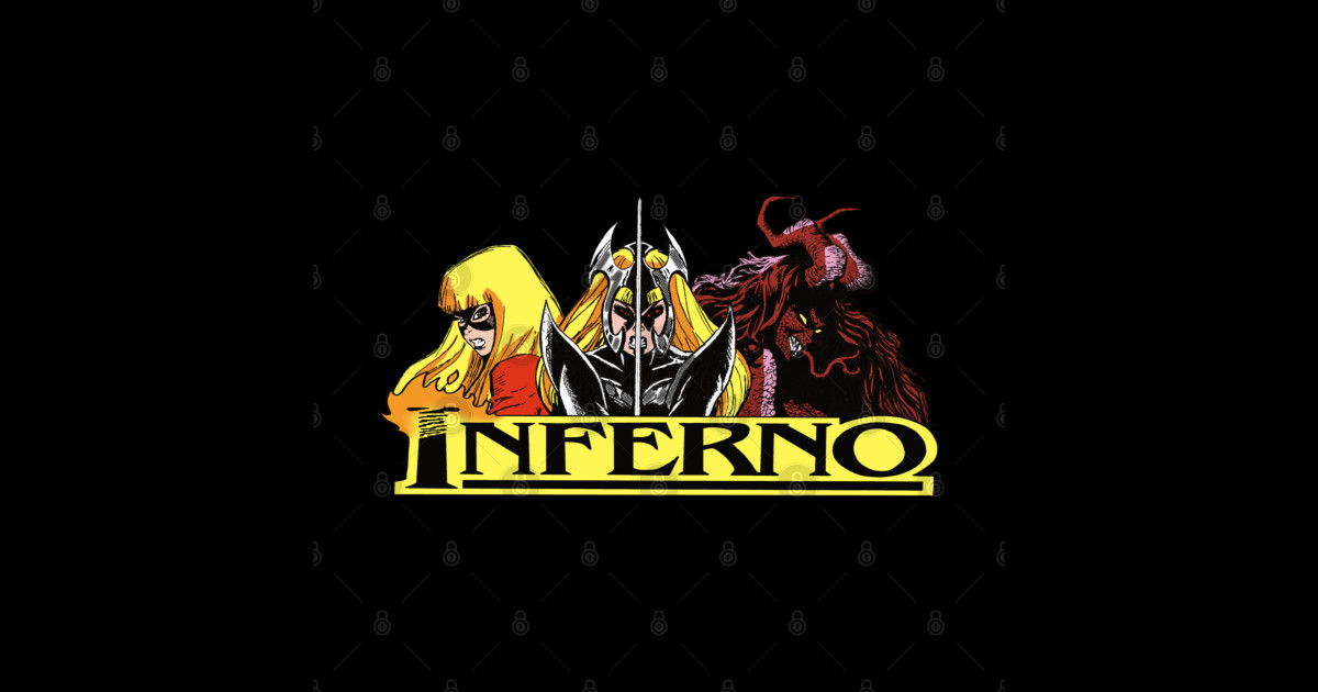 Inferno - X Men - Sticker | TeePublic
