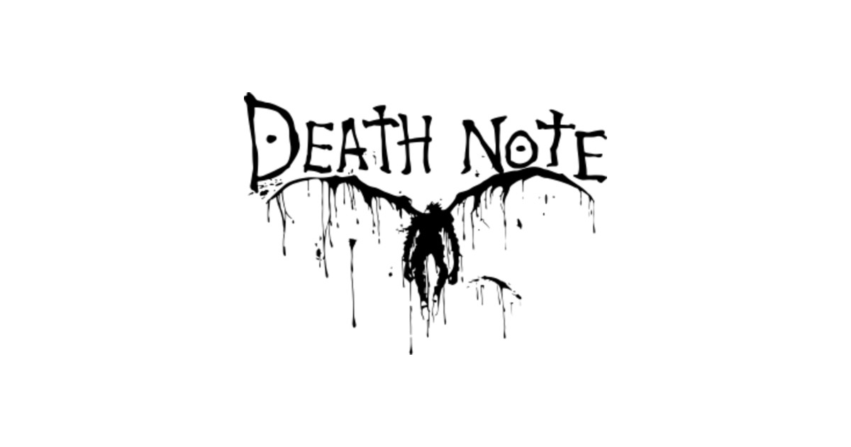 Death Art Note Anime T Shirt - Death Note - T-Shirt | TeePublic