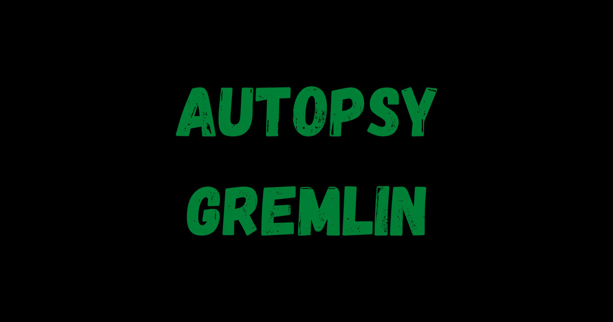 Autopsy Gremlin - NCIS - Autopsy Gremlin - Sticker | TeePublic